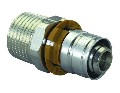 RACOR FIJO MACHO MULTICAPA UPONOR 16X3/4